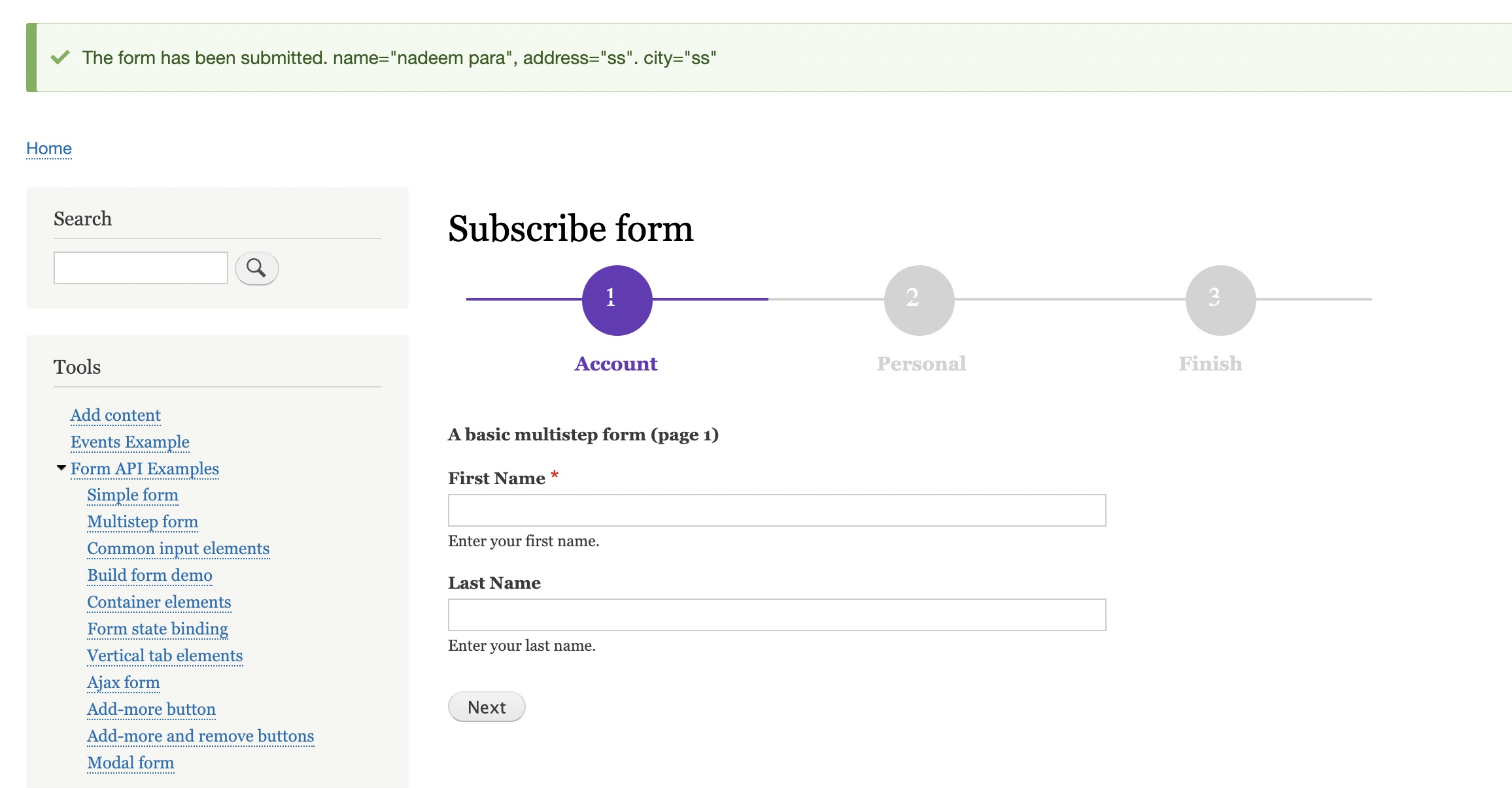 Multi Step Custom Form Drupal 8 And 9 Sample Module DigitalNadeem